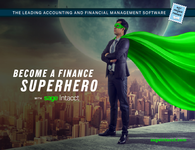 Sage Intacct: Finance Superhero | Pipsqueak Animation